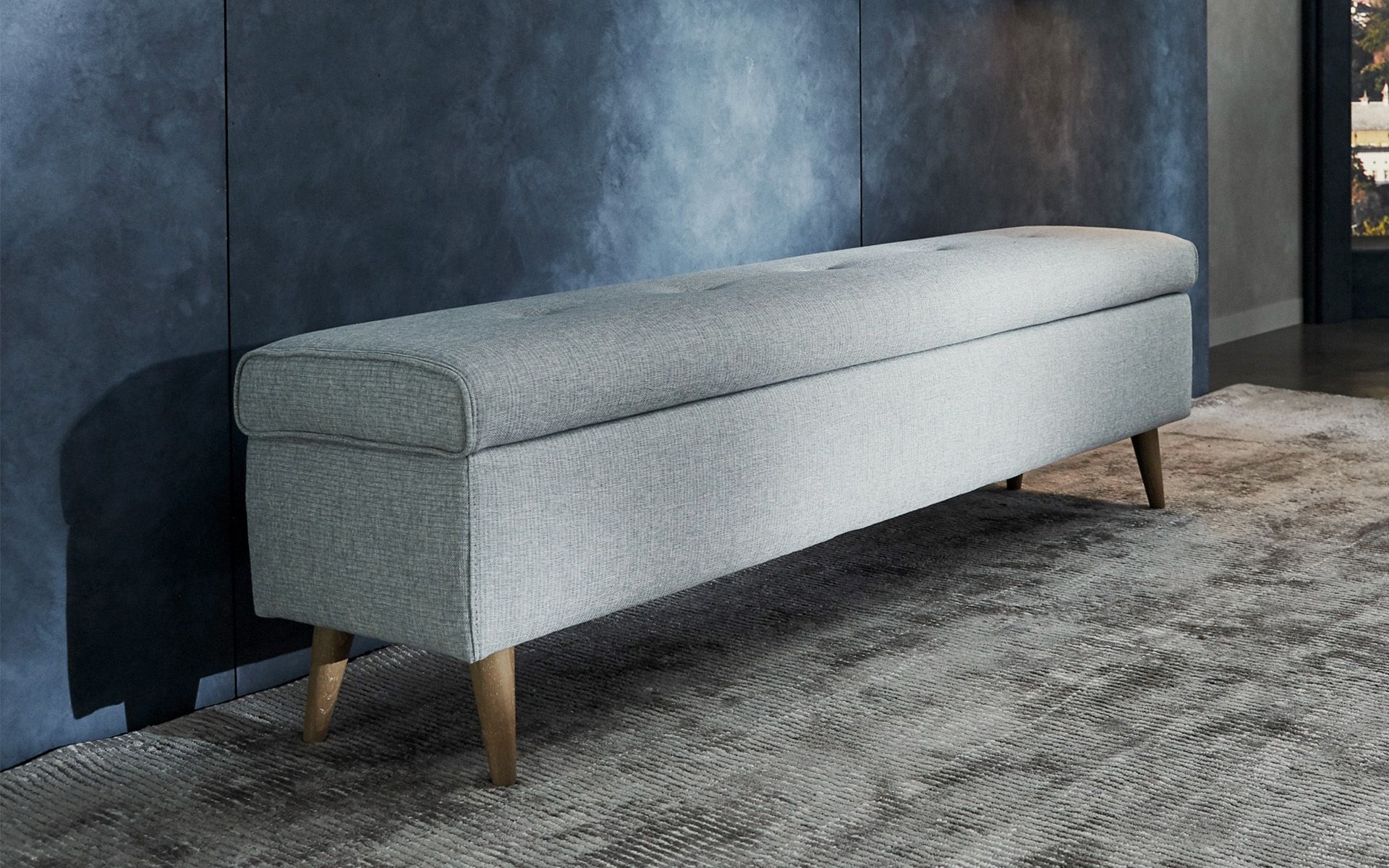 Sampson Storage Ottoman | Nick Scali